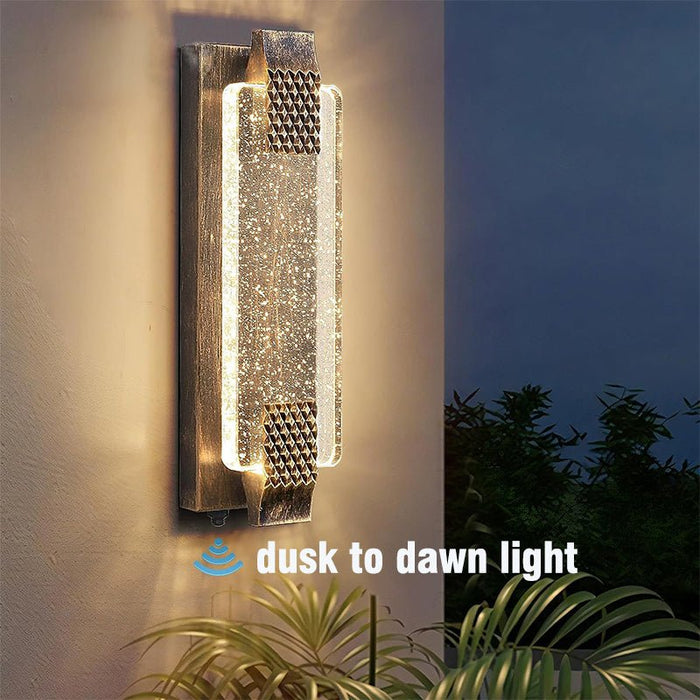 Adler | Bubble Glass Dusk-to-Dawn Outdoor LED Light