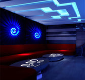 Modern Swirl RGB LED Wall Light