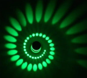 Modern Swirl RGB LED Wall Light