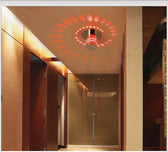 Modern Swirl RGB LED Wall Light