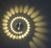 Modern Swirl RGB LED Wall Light