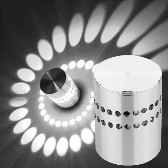 Modern Swirl RGB LED Wall Light