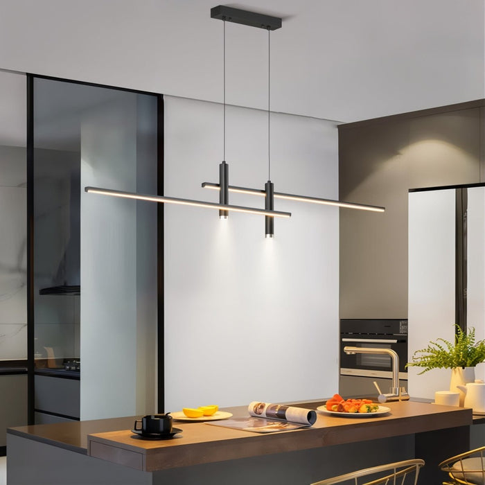 Otto LED Linear Pendant Light – Modern Suspended Light