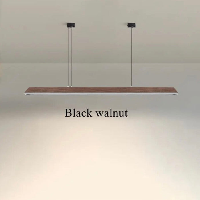 Zenith | Modern Wooden Linear LED Suspension Light